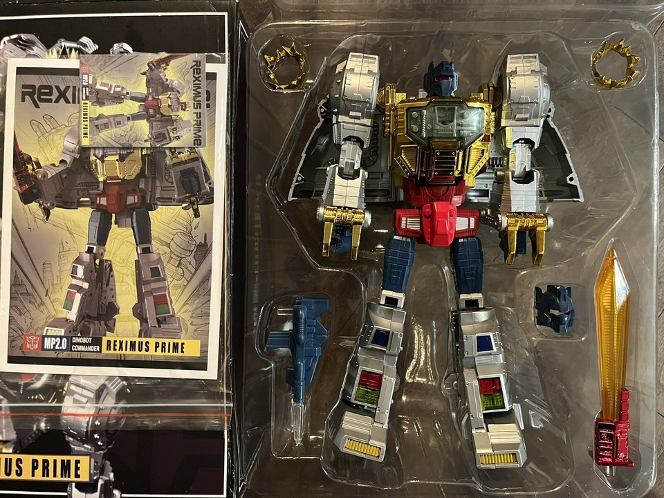 Transformer Masterpiece MP-2.0 Dinobot Commander REXIMUS PRIME/Oversize ...