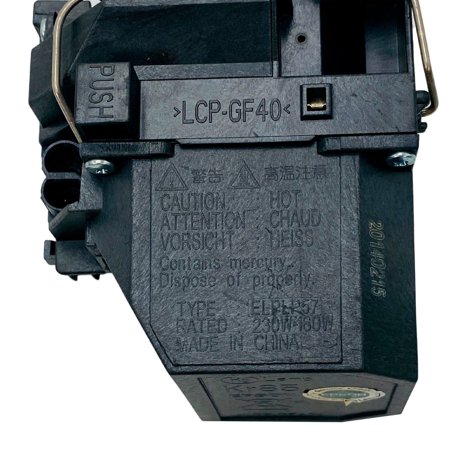 Genuine OEM Epson LCP-GF40 Original Projector Lamp Bulb ELPLP57 with ...
