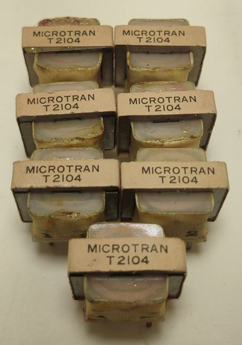 Microtran T2104 Audio Coupling Transformer, New Old Stock, Lot of 7 | eBay