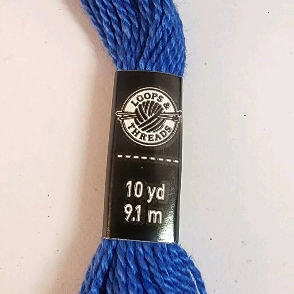 275 Loops & Threads 10 Yard 9.lm Craft Cord Embroidery Thread Multi ...