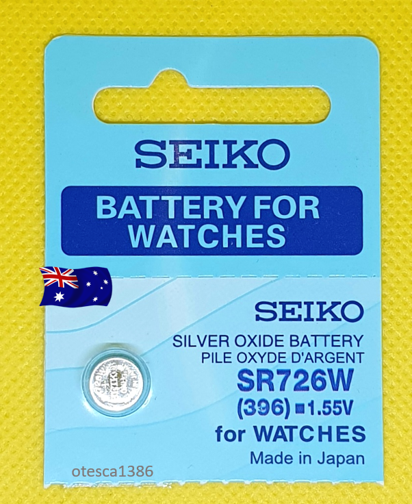 SR726W (396) Seiko Battery, Brand New, MADE IN JAPAN | eBay