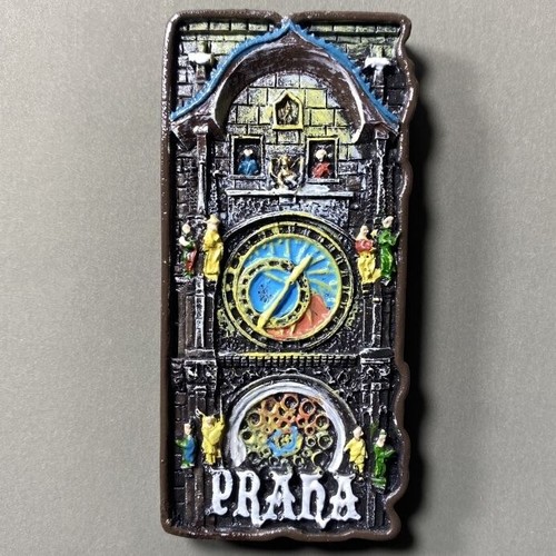 The Prague Astronomical Clock Czech Tourism Souvenir Gift 3D Resin ...
