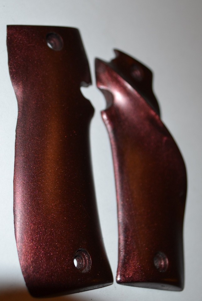 Star Model S pistol grips black russet plastic | eBay