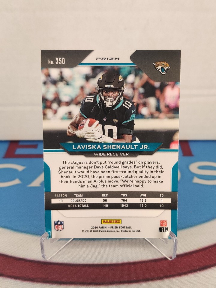 2020 Panini Prizm Rookie Red White Blue Prizm Laviska Shenault Jr #350 ...