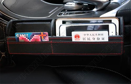 1PC Black Red Line Car Seat Storage Box For Books/Phones/Cards ...