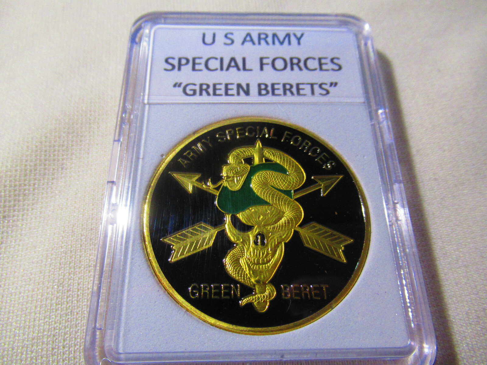 U S ARMY Special Forces "Green Berets" Challenge Coin | eBay