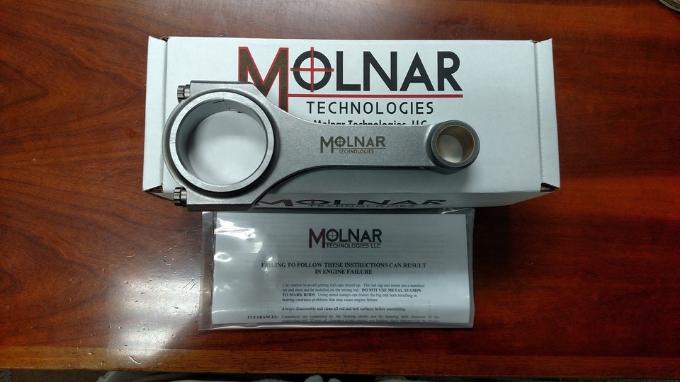 Molnar Connecting Rods with ARP 2000 3/8" Bolt - Porsche 944 S2 944 ...