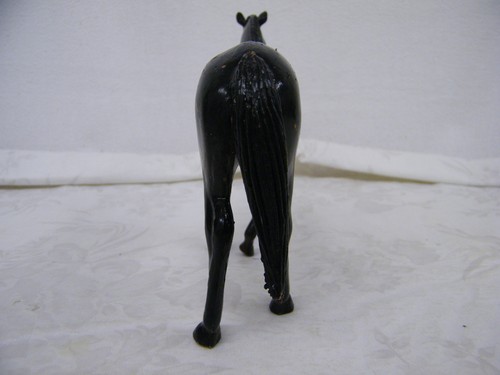 Vintage Soft Rubber Black Horse Made in China 1987 | eBay