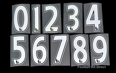Premier League 2013/14/15/16 PS-Pro football Short Numbers 0-9 Player ...