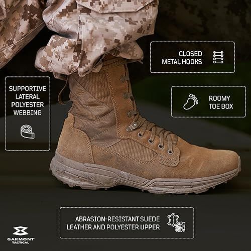 GARMONT MEN'S T8 NFS 670 SUEDE TACTICAL MILITARY BOOTS COMBAT COYOTE ...