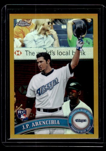 2011 Topps Chrome - Gold Refractor #182 J.P. Arencibia /50 for sale ...