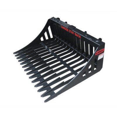 Skid Steer Track Loader Rock Bucket, Fit Small Skid Steer Loader | eBay