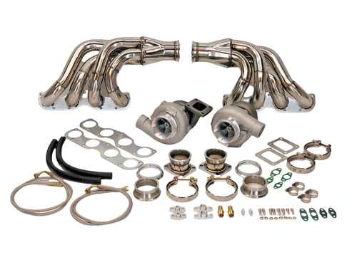 FOR 1951-1959 CHRYSLER HEMI 331-392 V8 Twin Turbo Kit Package T4 ...