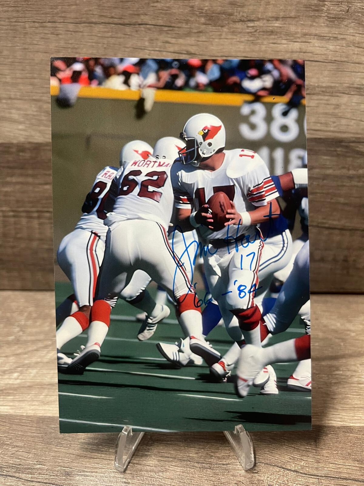 Jim Hart Arizona Cardinals Hand Signed 4x6 Photo TC46-4937 | eBay