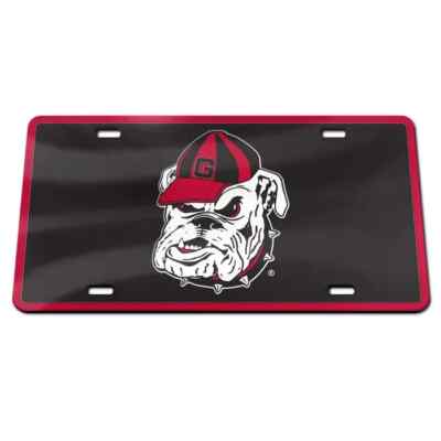 GEORGIA BULLDOGS COLLEGE VAULT RETRO SPECIALTY ACRYLIC LICENSE PLATE ...
