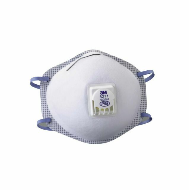 3M P95 Particulate Respirator Mask - 8271 (10 Count) for sale online | eBay