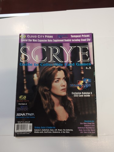 SCRYE Magazine Issue #4.5 January 1998 Babylon 5 Cover CCG VTG Magazine ...