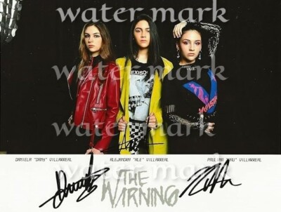 THE WARNING ROCK BAND REPRINT SIGNED PHOTO 8"X11". | eBay