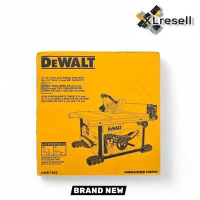 DeWalt DWE7485 8-1/4" Table Saw W/24-1/2" Rip Capacity Corded Electric ...
