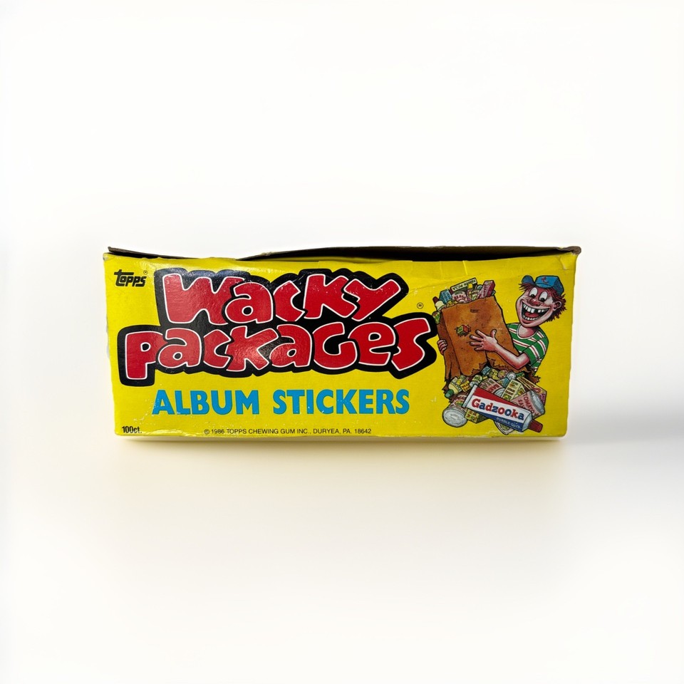 Vintage 1986 Topps Wacky Packages Album Stickers Box ALL Unopened Rare ...