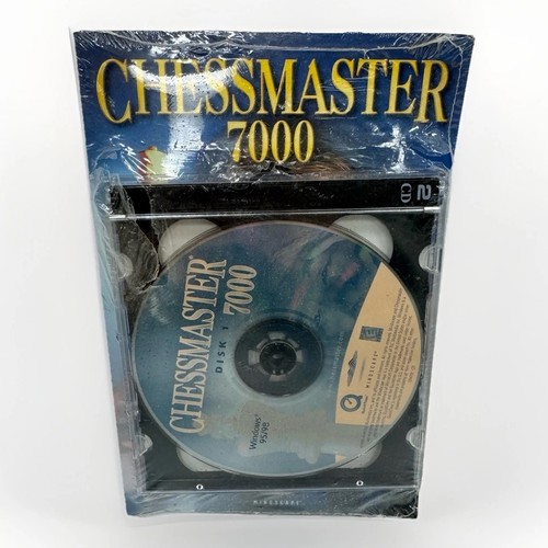 FACTORY-SEALED Chessmaster 7000 PC CD-ROM Windows 95/98 - 2-CD Edition ...