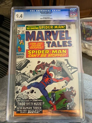 1970 Bronze Age Marvel Comics Marvel Tales #25 CGC 9.4 | eBay