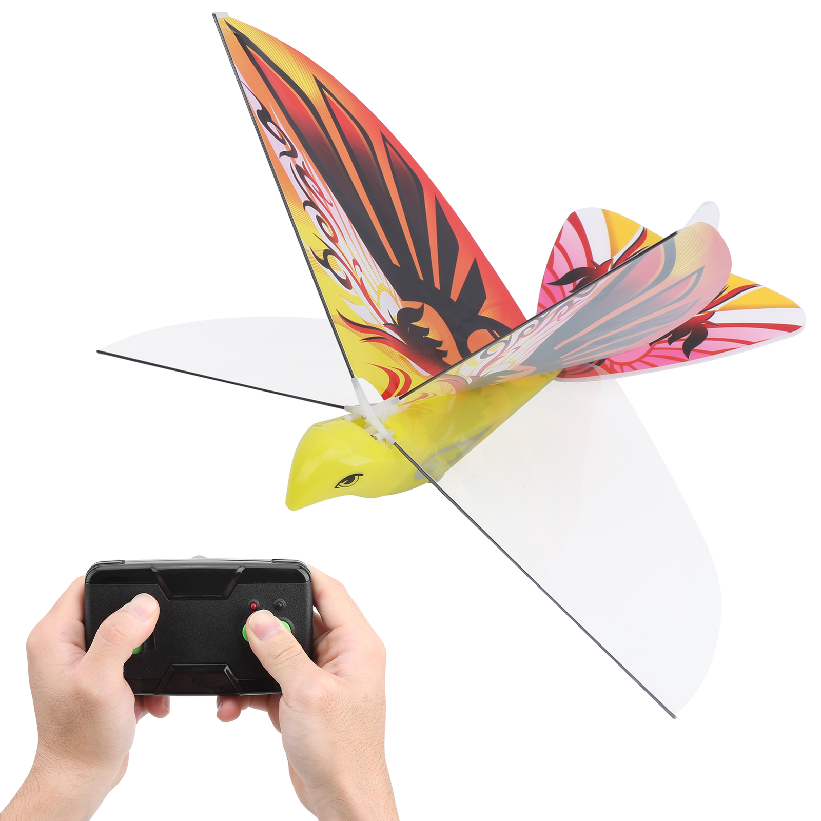 RC Flying Bird Toy Highly Simulation 2.4GHz Remote Control EBird Kids ...