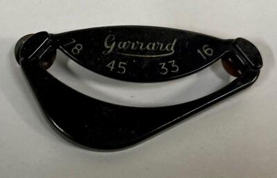 Vtg Garrard RC88 Turntable Record Player Speed Selector Badge Cover ...