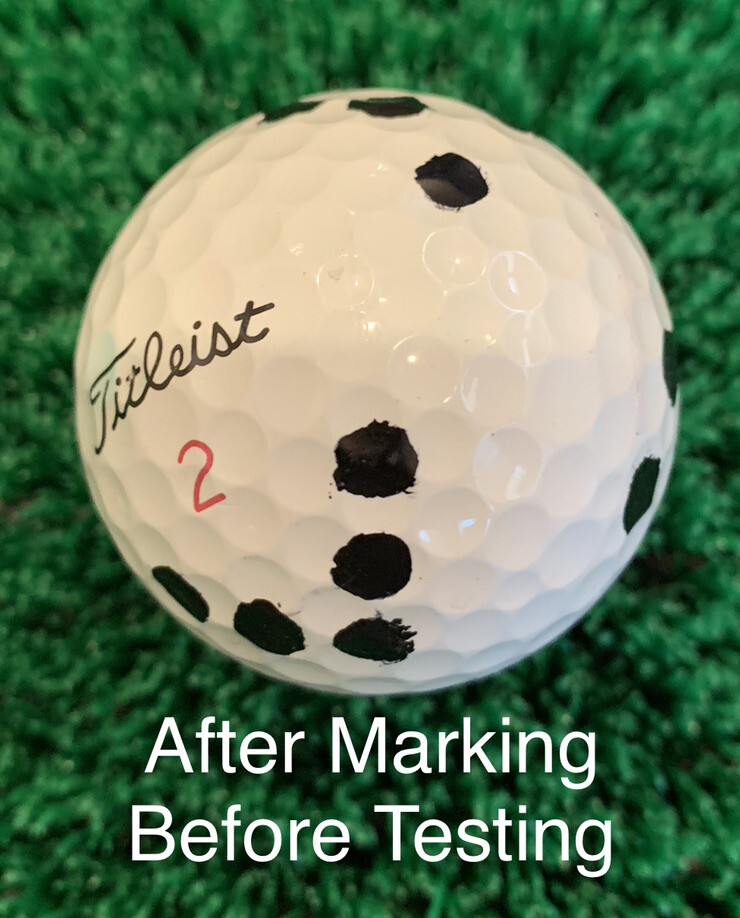 Golf ball marking template and Tag Marker for Rapsodo RPT MLM2PRO ...