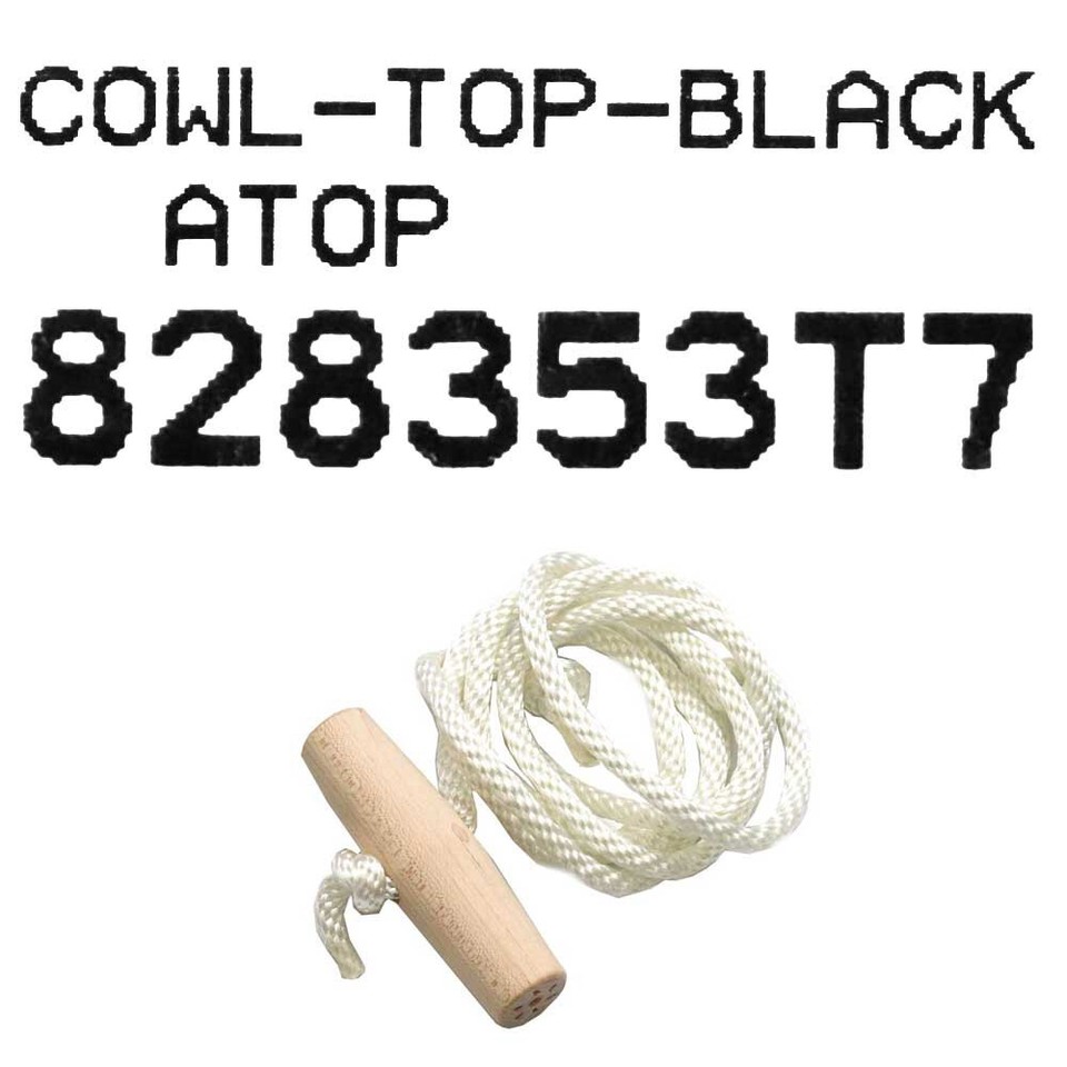 Mercury Boat Outboard Motor Cowling 828353T7 | 90 HP 26 1/8 Inch Black ...