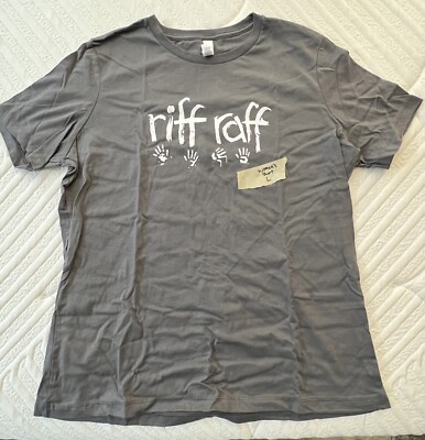 Riff Raff 2022 Reunion T Shirt - Gray Womens L - Bella+ Canvas | eBay