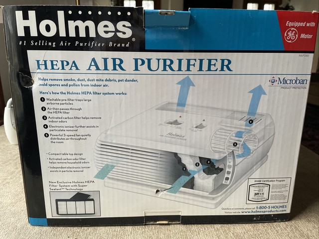 Working Holmes Air Purifier Ionizer Model HAP240 for sale online | eBay