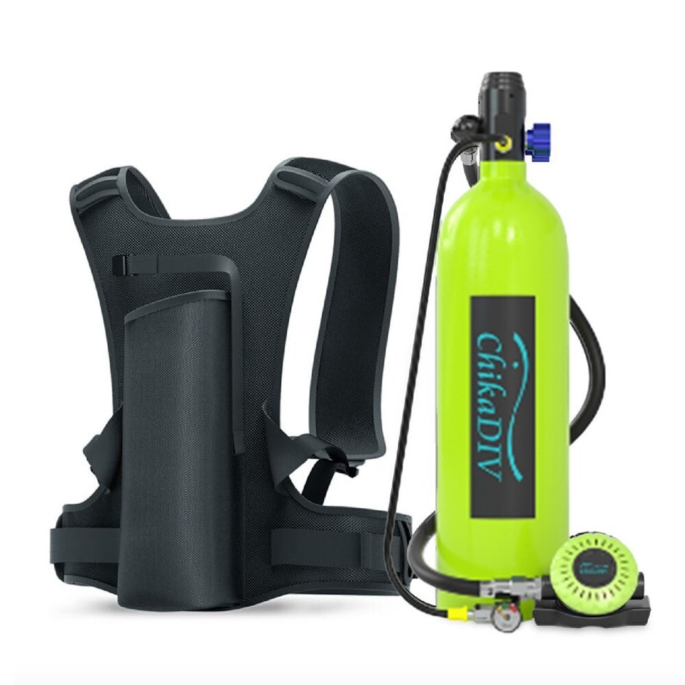 Portable Scuba Tank Set, Mini Lung Diving Tank 1.9L,30-35 Minutes ...