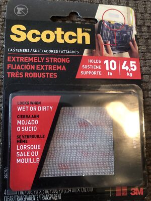 Scotch Extreme Fasteners RF6730 EZ Pass Reclosable Dual Lock Strips ...