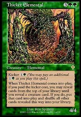 *MRM* FR/VF El mental des halliers/Thicket Elemental MTG INV | eBay