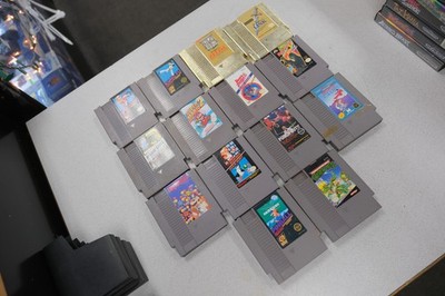 Lot Of 14 NES Nintendo Video Games Vintage ZELDA LINK FRIDAY 13TH PUNCH ...