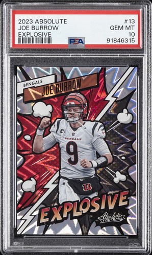 2023 PANINI ABSOLUTE EXPLOSIVE #13 JOE BURROW PSA 10 | eBay