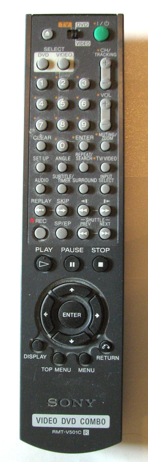 SONY combo REMOTE CONTROL SLV D360P D350P slv D370P D251P D281P D550P ...