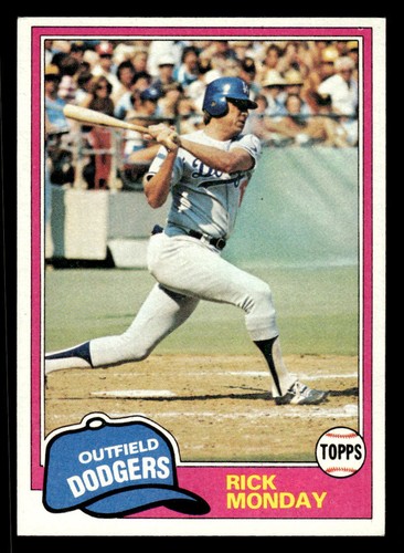 1981 Topps #726 Rick Monday Card Los Angeles Dodgers | eBay