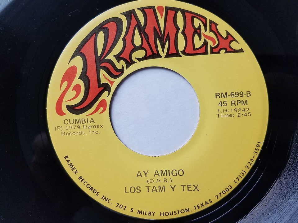 LOS TAM y TEX - La Musiquera / Ay Amigo 1979 LATIN CUMBIA Ramex 7" | eBay