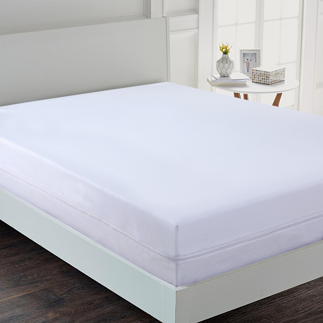 Waterproof Zipped Mattress Cover Anti bed Bug zip matress Protector ...