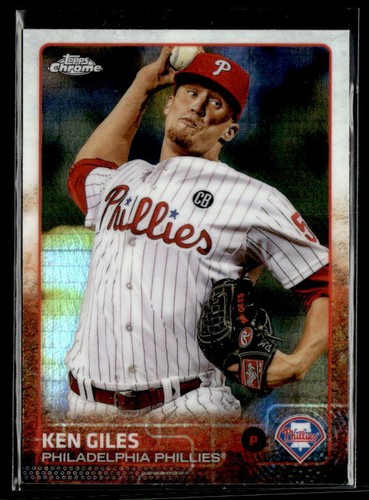 2015 Topps Chrome #92 Ken Giles Prism Refractor Nm/M | eBay