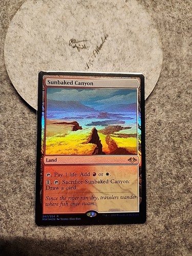 1x Sunbaked Canyon - Foil NM-Mint, English Modern Horizons MTG Magic | eBay