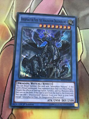 SHVI-EN044 Amorphactor Pain, the Imagination Dracoverlord Super Rare ...