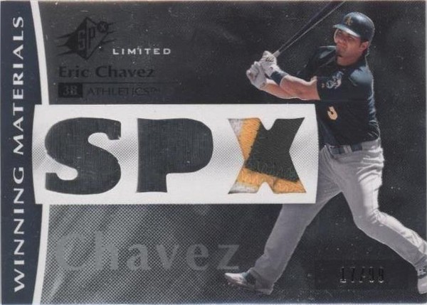 2008 SPx - Winning Materials SPx Patch #WM-EC Eric Chavez /99 (MEM) for ...