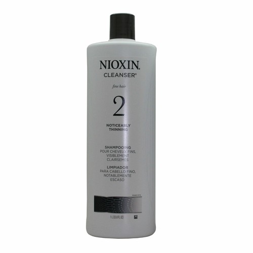 Nioxin System 2 Cleanser Shampoo, Fine Hair 33.8 Oz/1 Liter 70018007094 ...