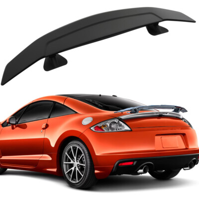 47" Matte Black GT Style Car Rear Trunk Spoiler Wing For Mitsubishi ...