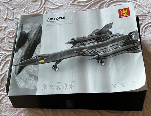 SR-71 Blackbird US Air Force Reconnaissance Spy Plane Building Blocks ...