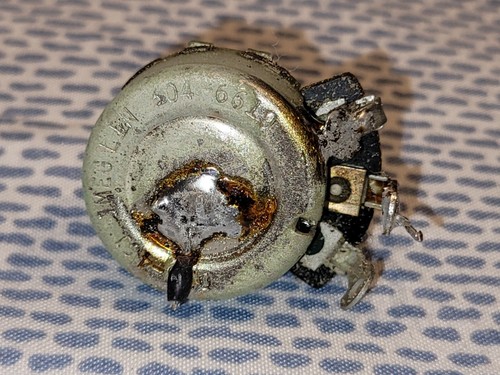 Vintage 1960s 1966 Fender 1meg Telecaster P Bass Stackpole Pot ...