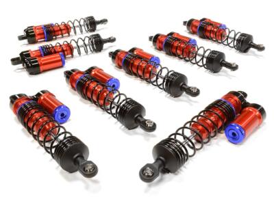 Machined Piggyback Shock Set (8) for Traxxas 1/10 Scale E-Maxx ...